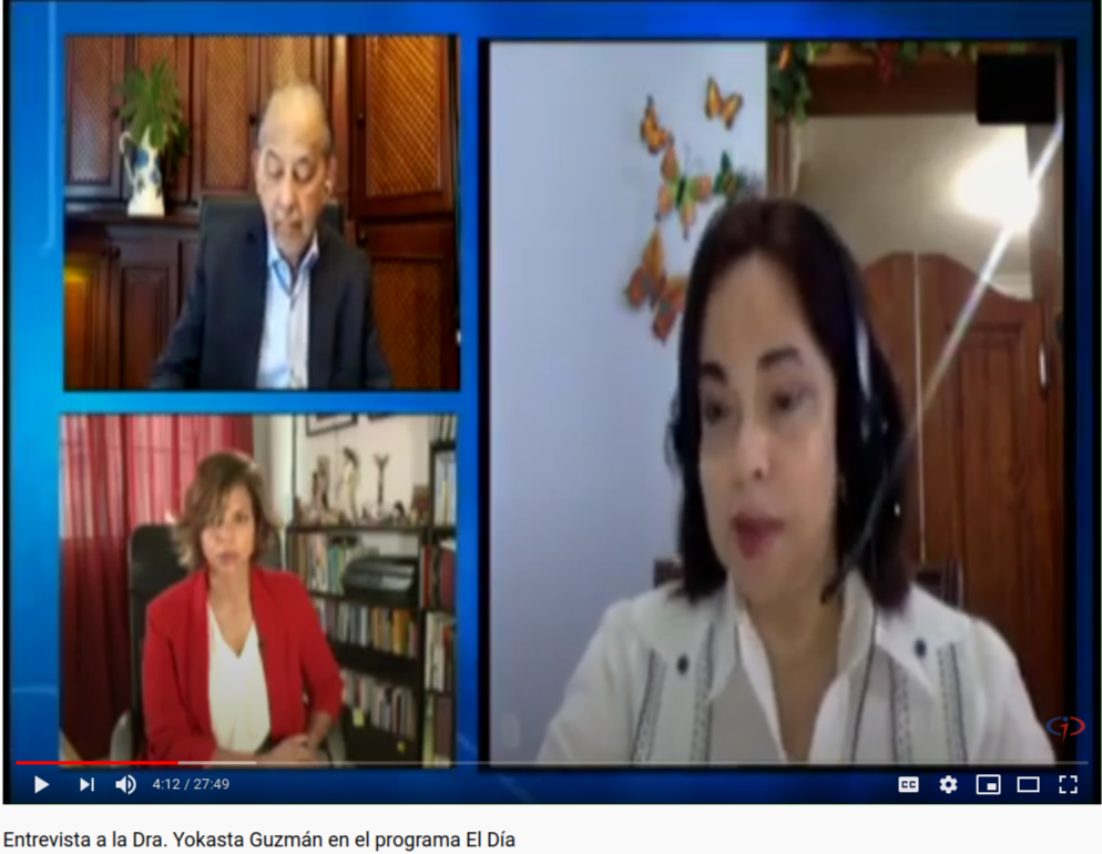 Entrevista a la Dra. Yokasta Guzmán en el programa El Día » Dirección ...